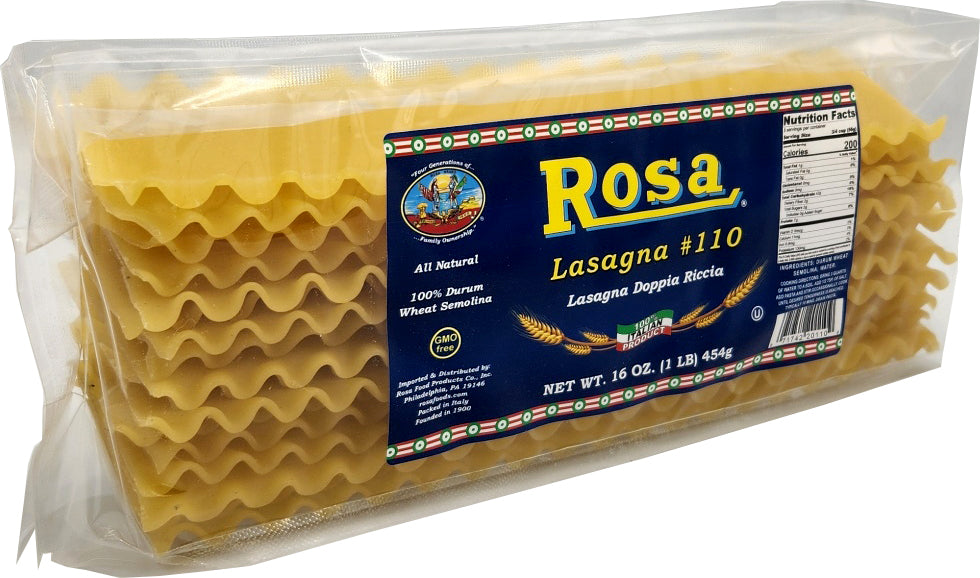 Rosa 16 oz. Lasagna #110 – Rosa Food Products