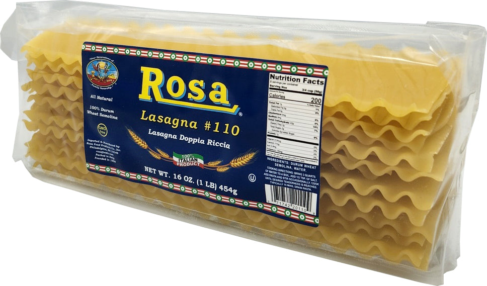 Rosa 16 oz. Lasagna #110 – Rosa Food Products