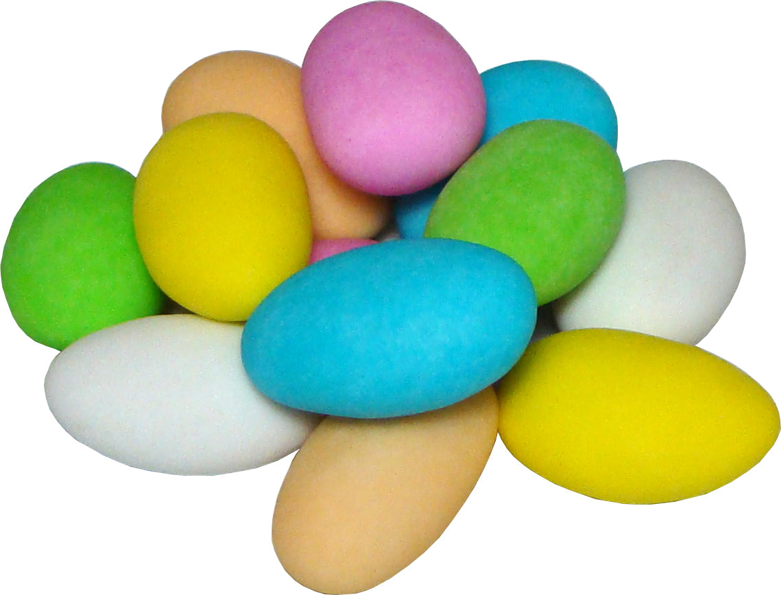 Rosa Assorted Color Jordan Almonds - dull or polished finish (1 lb ...