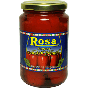 Rosa 12 oz. Sweet Roasted Peppers – Rosa Food Products