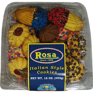 Rosa 16 oz. Italian Style Cookies (small mix) – Rosa Food Products