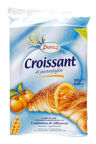Dora3 10.5 oz. Apricot Croissants (pack of 6) – Rosa Food Products
