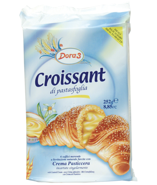 Dora3 10.5oz. Croissants de vainilla (paquete de 6) – Rosa Food Products